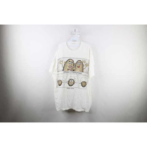 Vintage | Tops | Vintage 9s Womens Osfa Maternity Ward Tater Tots Night ...